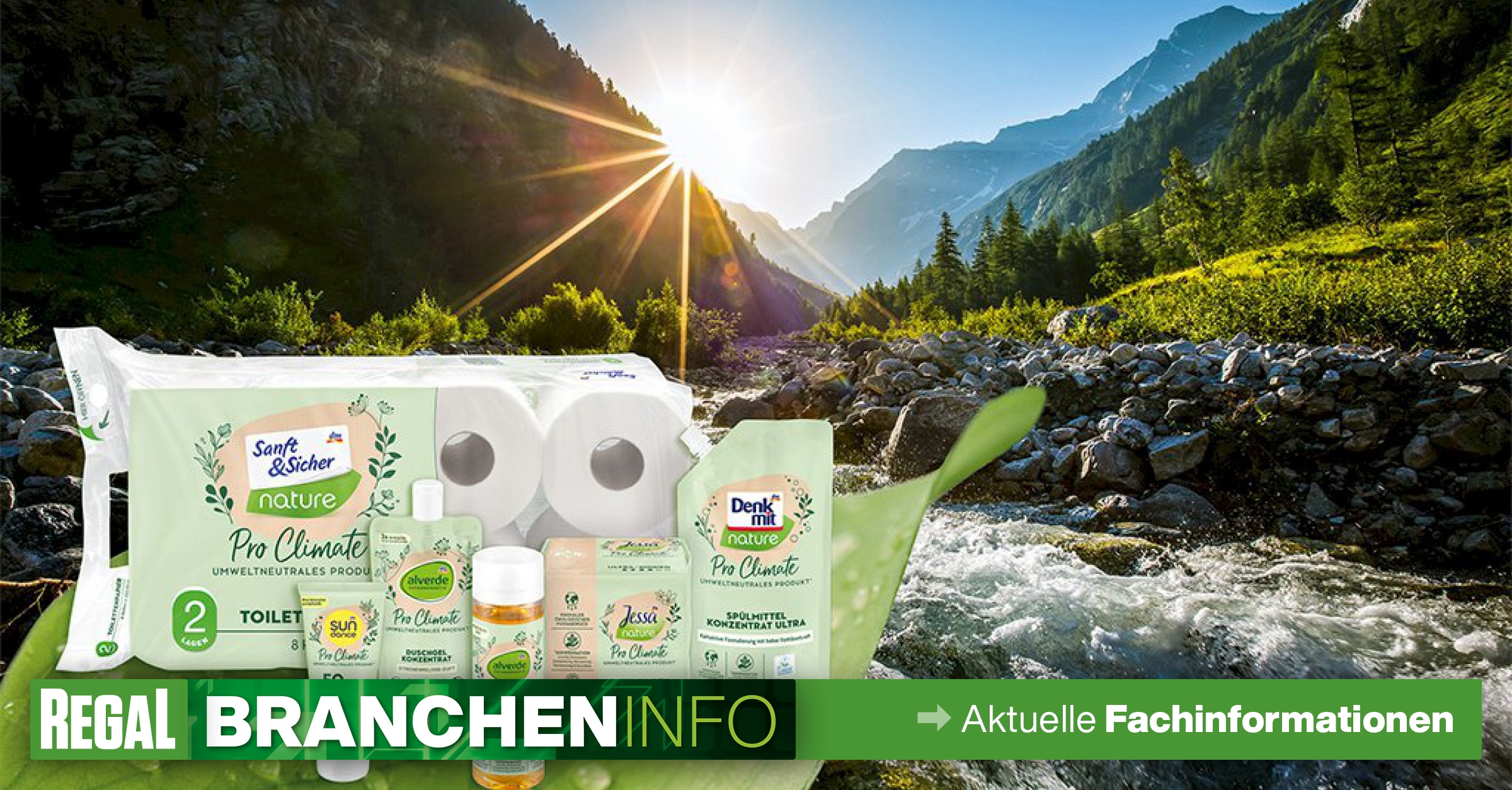 dm mit umweltneutraler Eigenmarke → REGAL